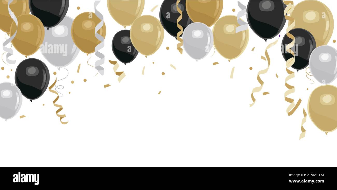 Balloon border hi-res stock photography and images - Alamy