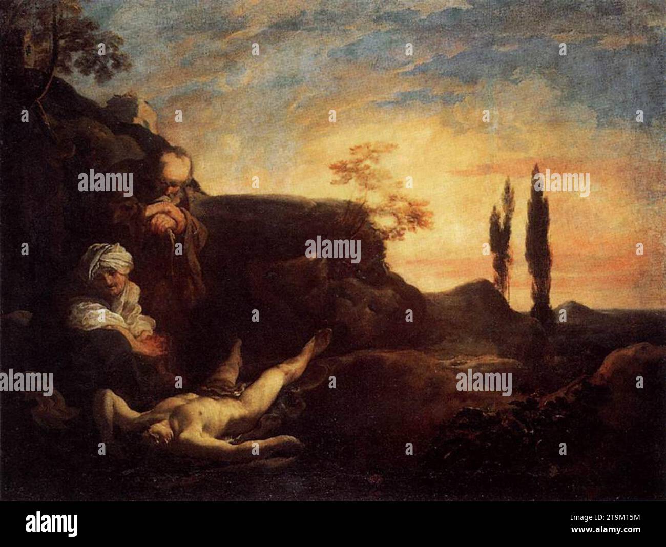 Adam and eve mourning hi-res stock photography and images - Alamy