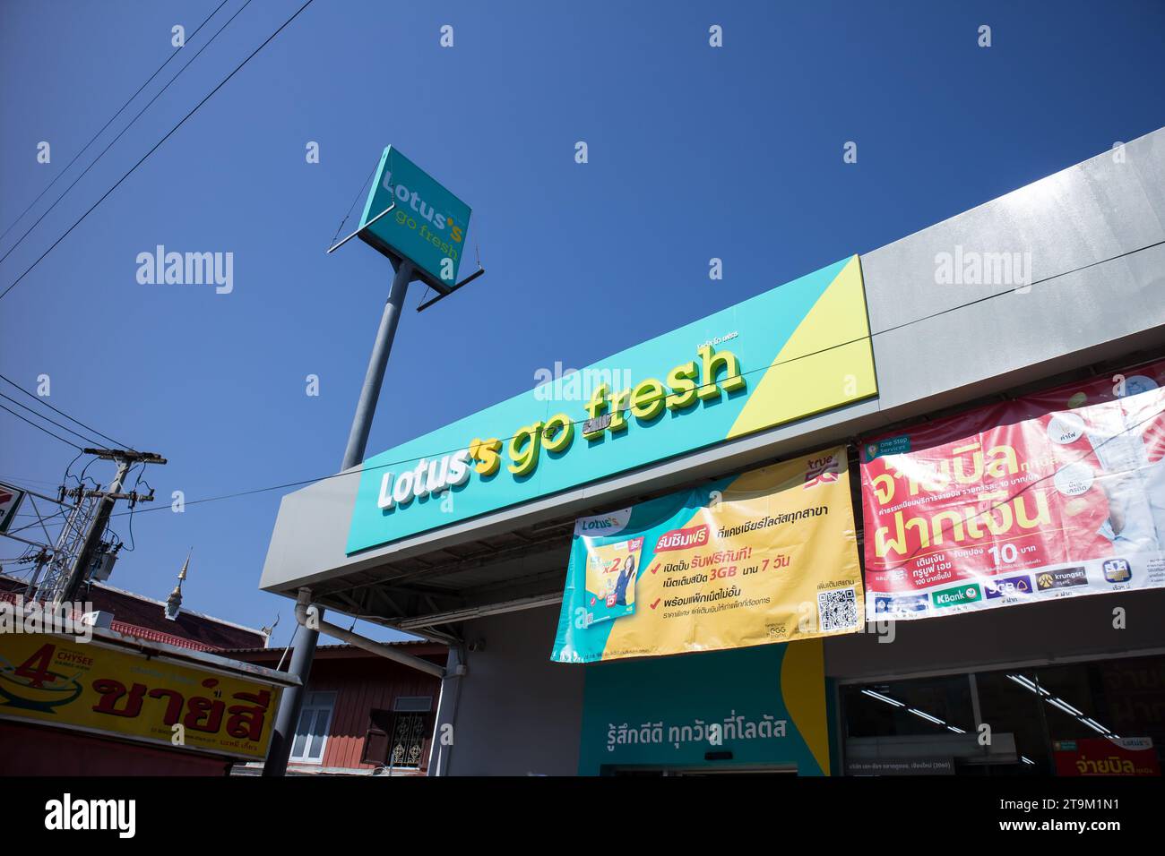 Chiangmai, Thailand - November 12 2022: Store of Tesco lotus Express ...