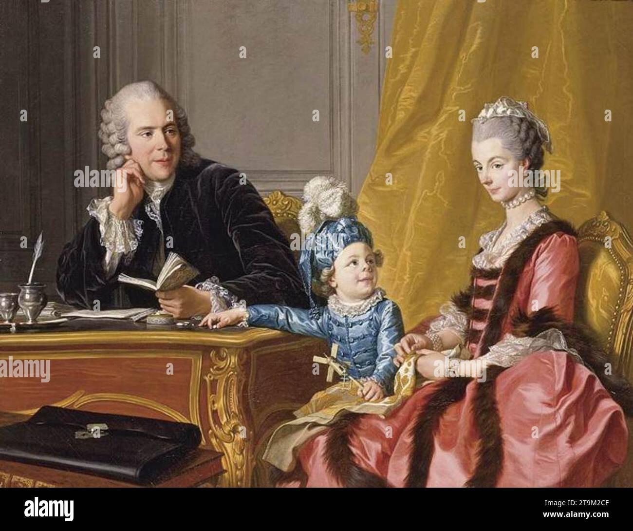 The Devin Family 1767 by Louis Michel Van Loo Stock Photo - Alamy
