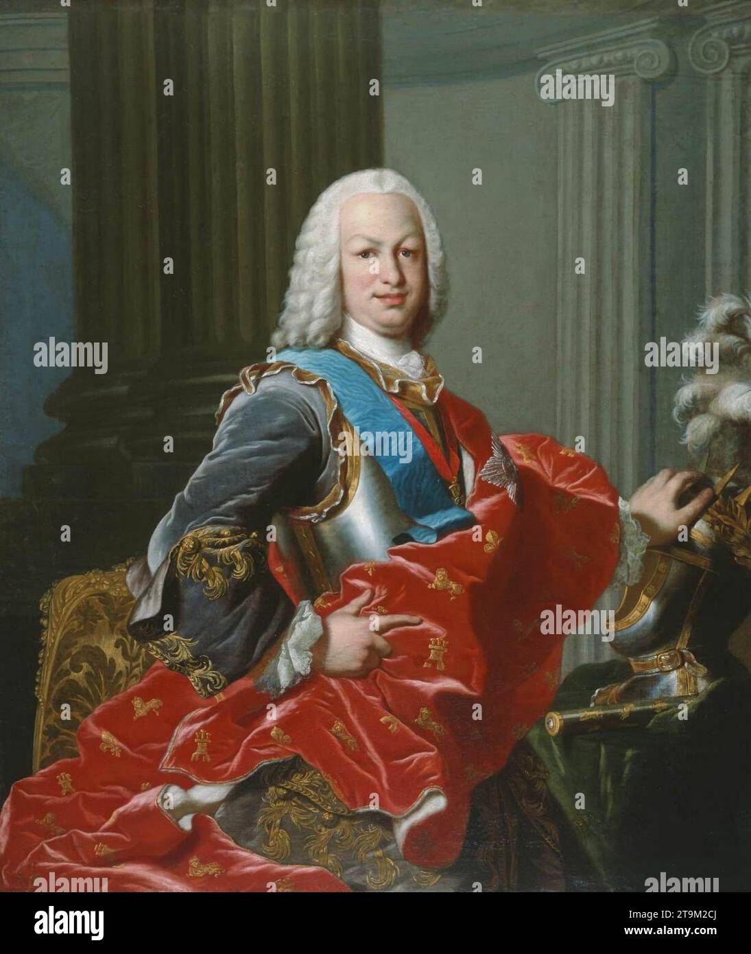 King Ferdinand VI of Spain - by Louis Michel Van Loo Stock Photo - Alamy
