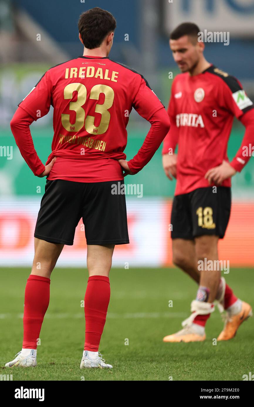 26 November 2023, Bavaria, Fürth: Soccer, Bundesliga 2, SpVgg Greuther ...