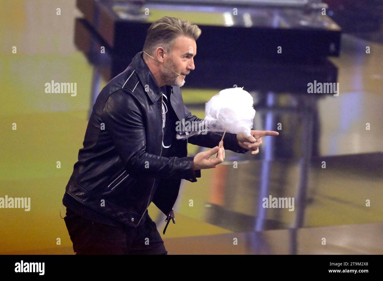 Gary Barlow von Take That in der ZDF-Unterhaltungsshow 'Wetten, dass ...