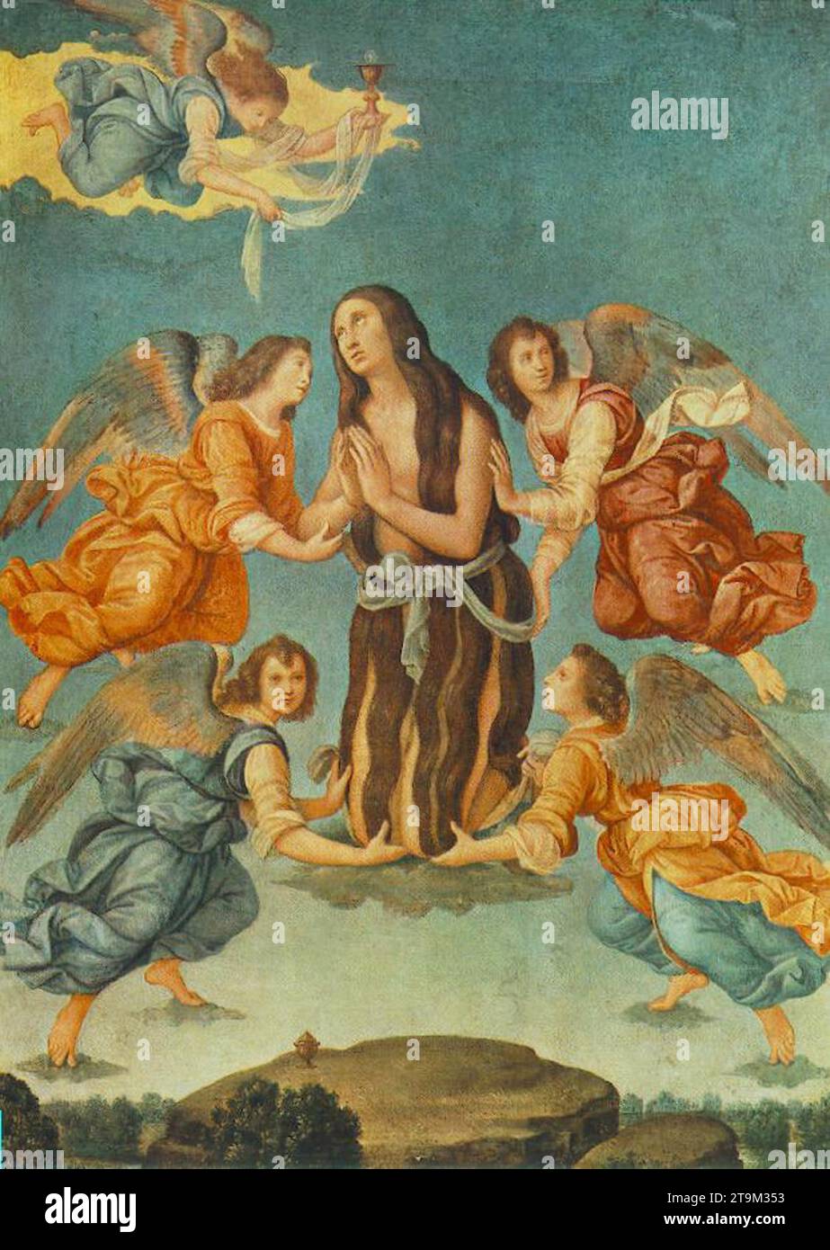 An Angel Brings the Holy Communion to Mary Magdalen about 1510 by ...