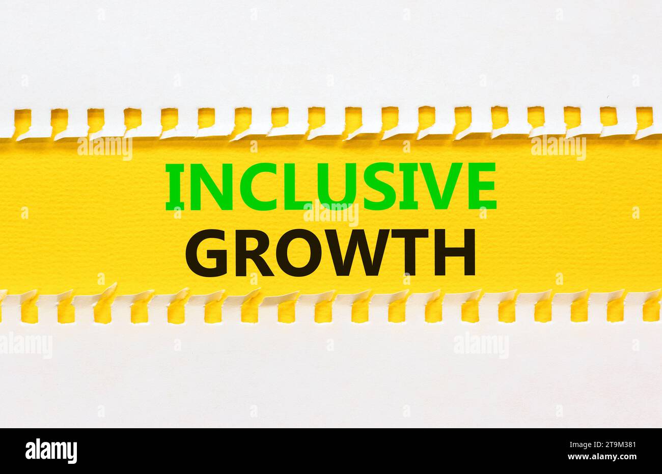 Inclusive growth symbol. Concept words Inclusive growth on beautiful ...