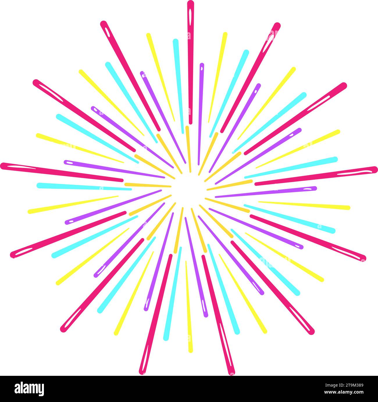 sky firework cartoon vector illustration Stock Vector Image & Art - Alamy