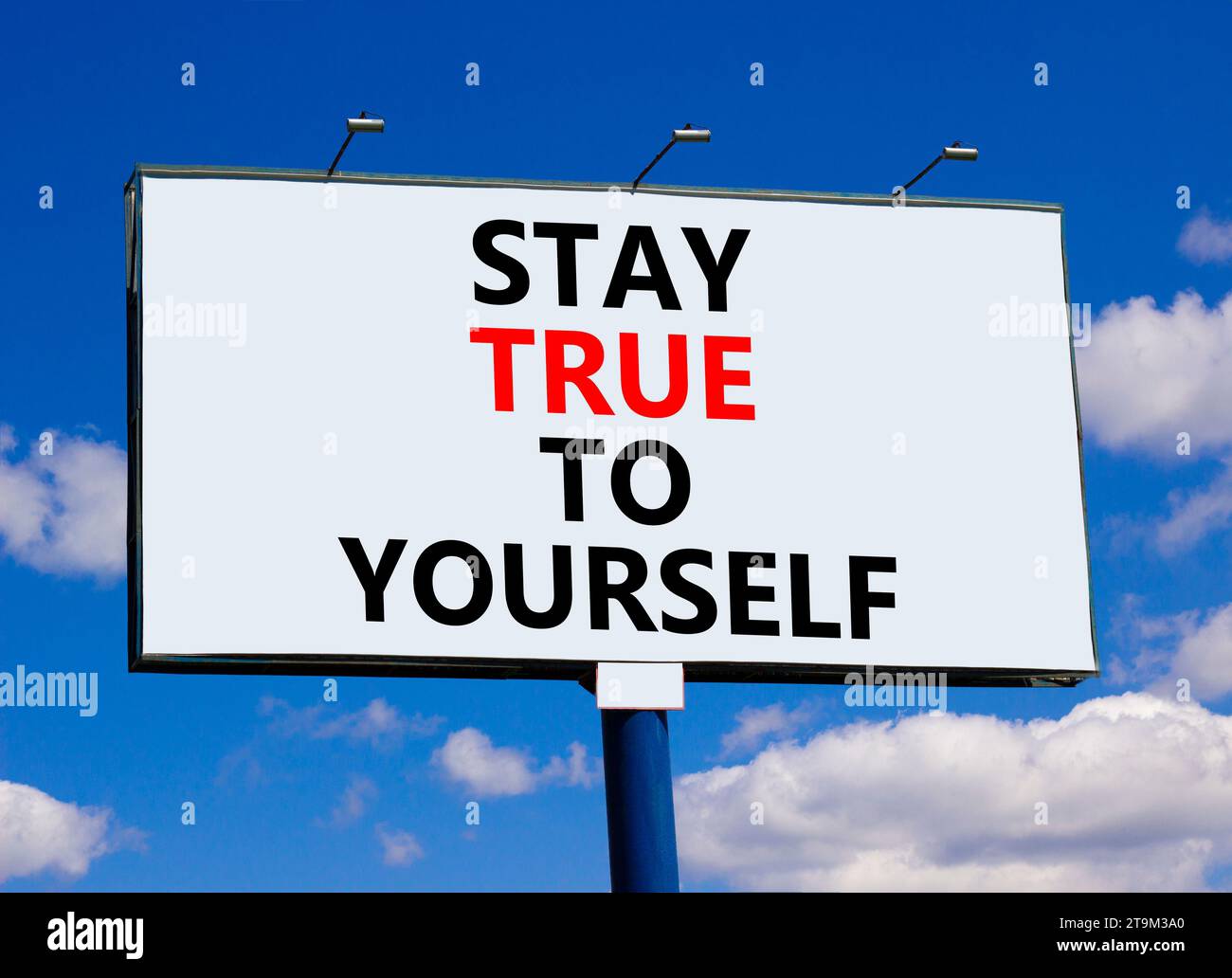 Stay true to yourself symbol. Concept word Stay true to yourself on ...