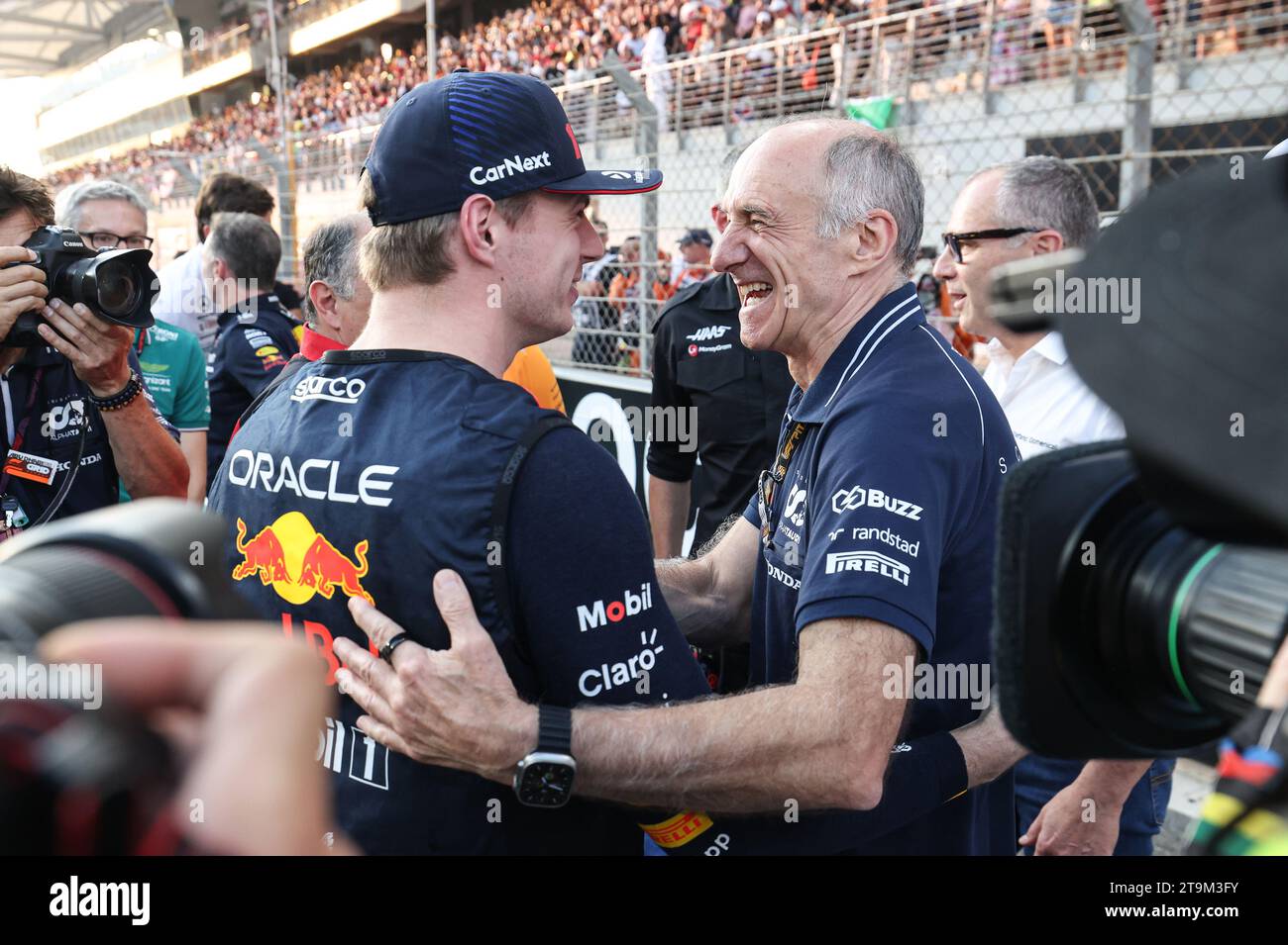 VERSTAPPEN Max (ned), Red Bull Racing RB19, portrait TOST Franz (aut ...