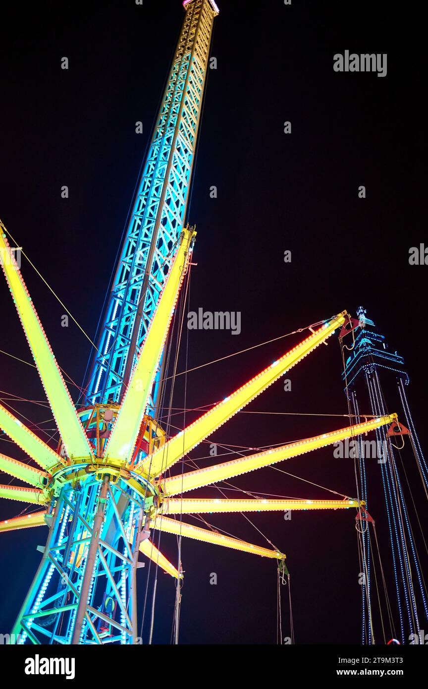 Blackpool Christmas funfair and market 2023 on the Tower festival ...