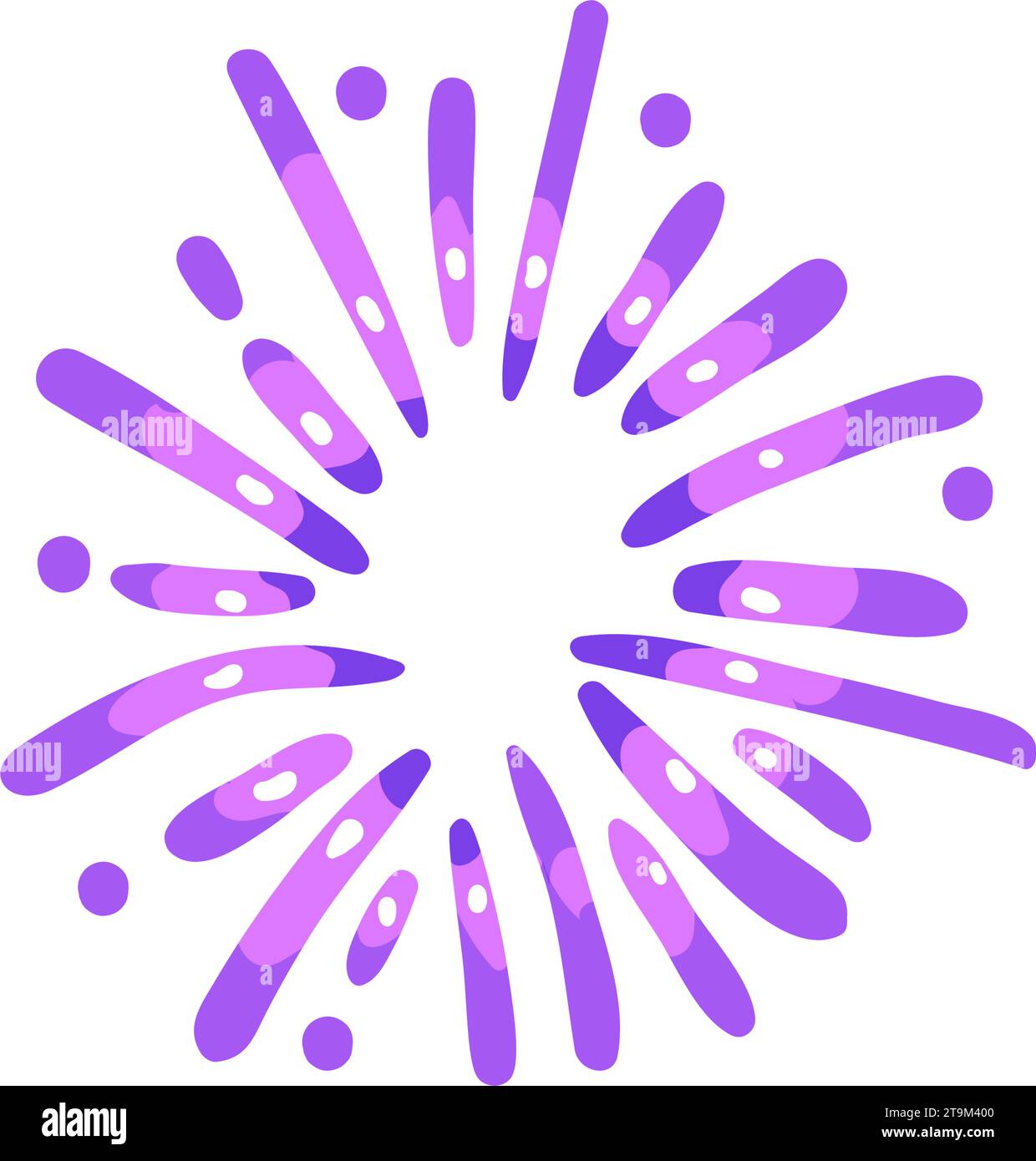 holiday firework cartoon vector illustration Stock Vector Image & Art ...