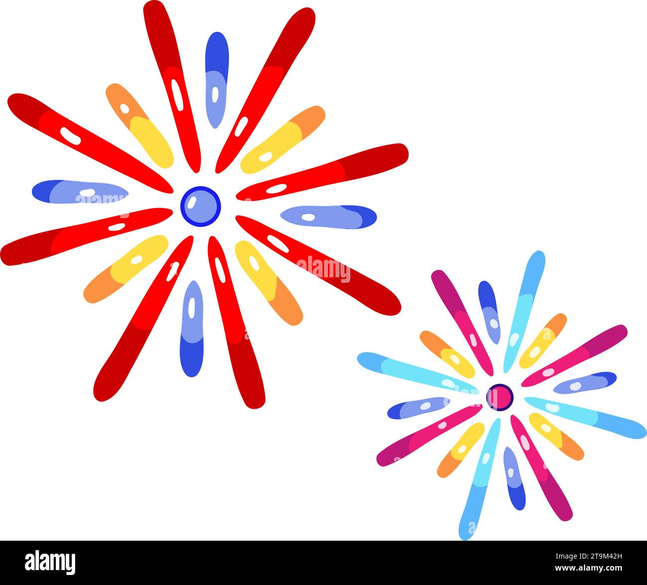 light firework cartoon vector illustration Stock Vector Image & Art - Alamy