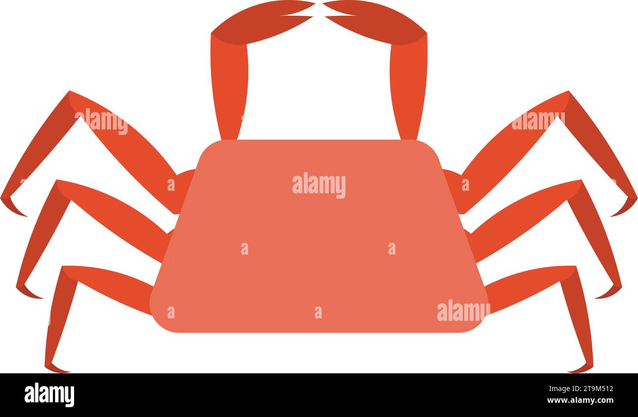 Crab simple icon on white background Stock Vector Image & Art - Alamy