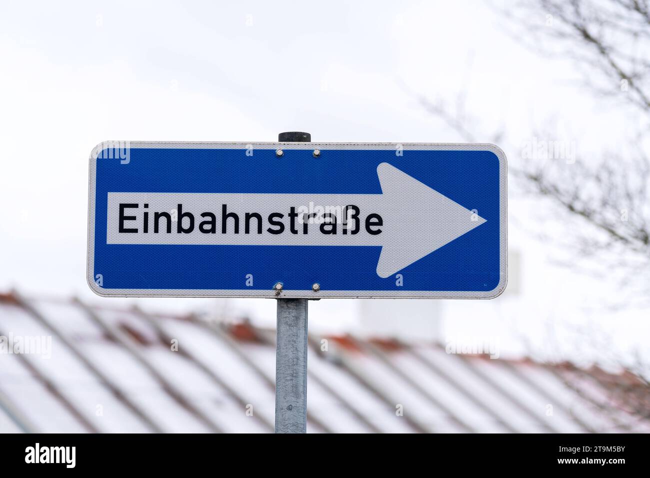 Parsdorf, Bavaria, Germany - November 26, 2023: A traffic sign with the ...