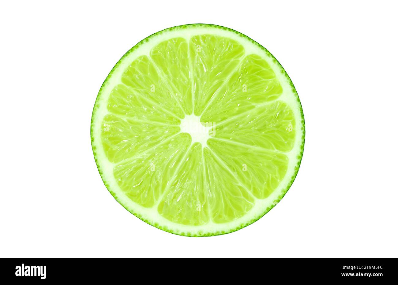 Lime cut isolated on a white background with clipping path, element of ...