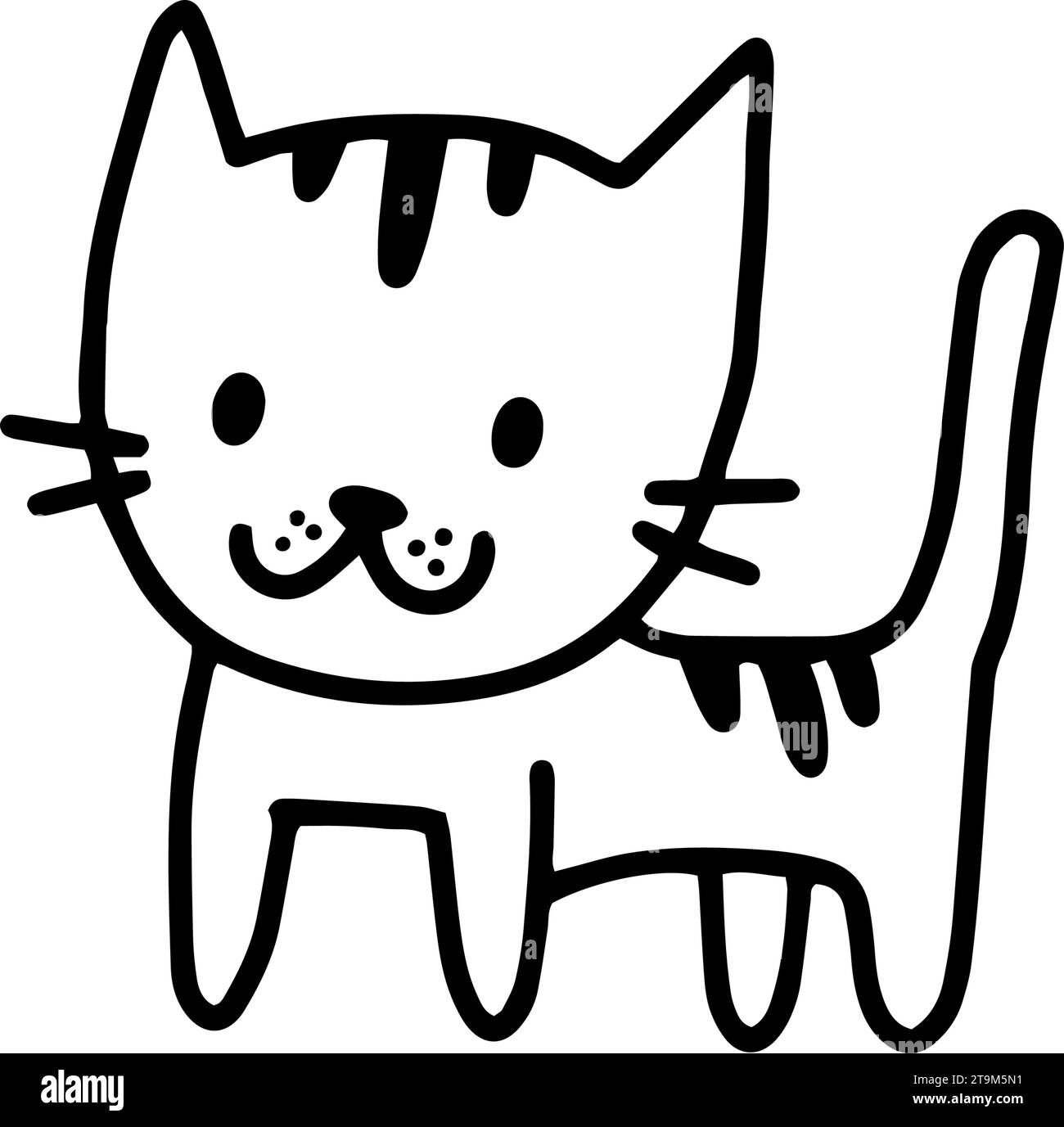 Monitor cartoon character style Stock Vector Images - Alamy