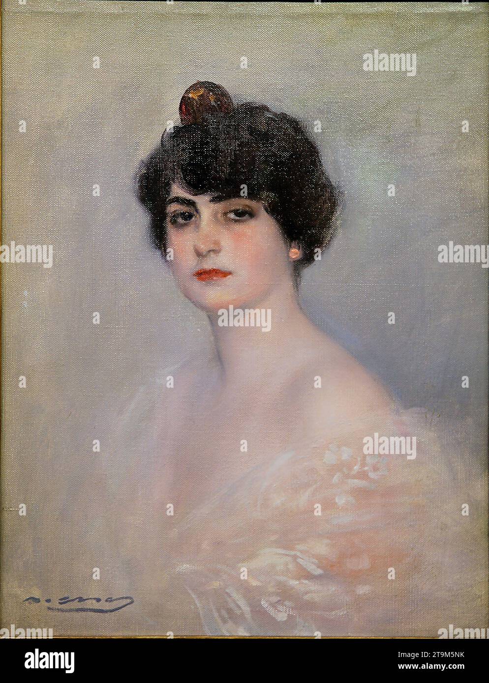Julia Peraire (model & wife of the artist) Oil on canvas C. 1912, Ramon ...