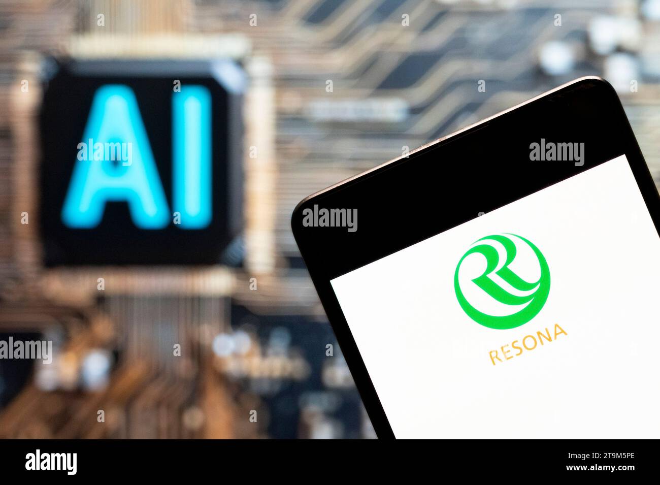 In this photo illustration, the Japanese fifth-largest banking group ...