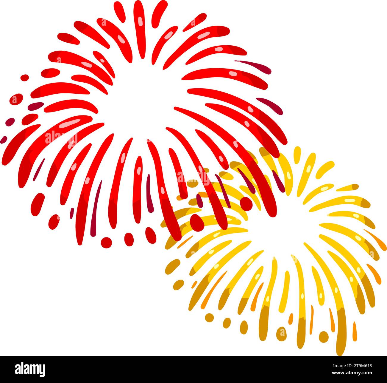 new firework cartoon vector illustration Stock Vector Image & Art - Alamy