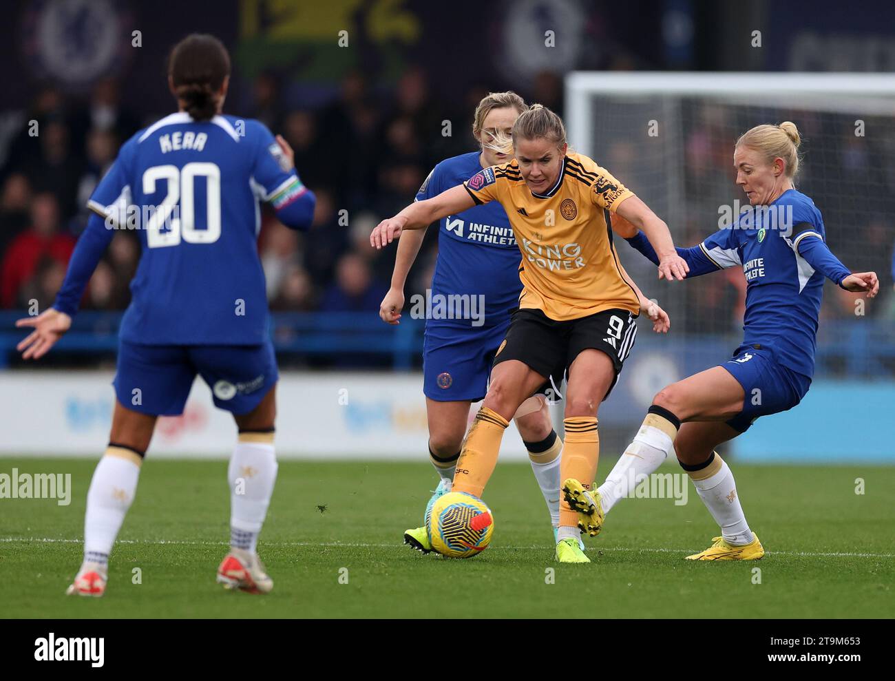 Leicester City's Lena Petermann in action during the Barclays Women's ...