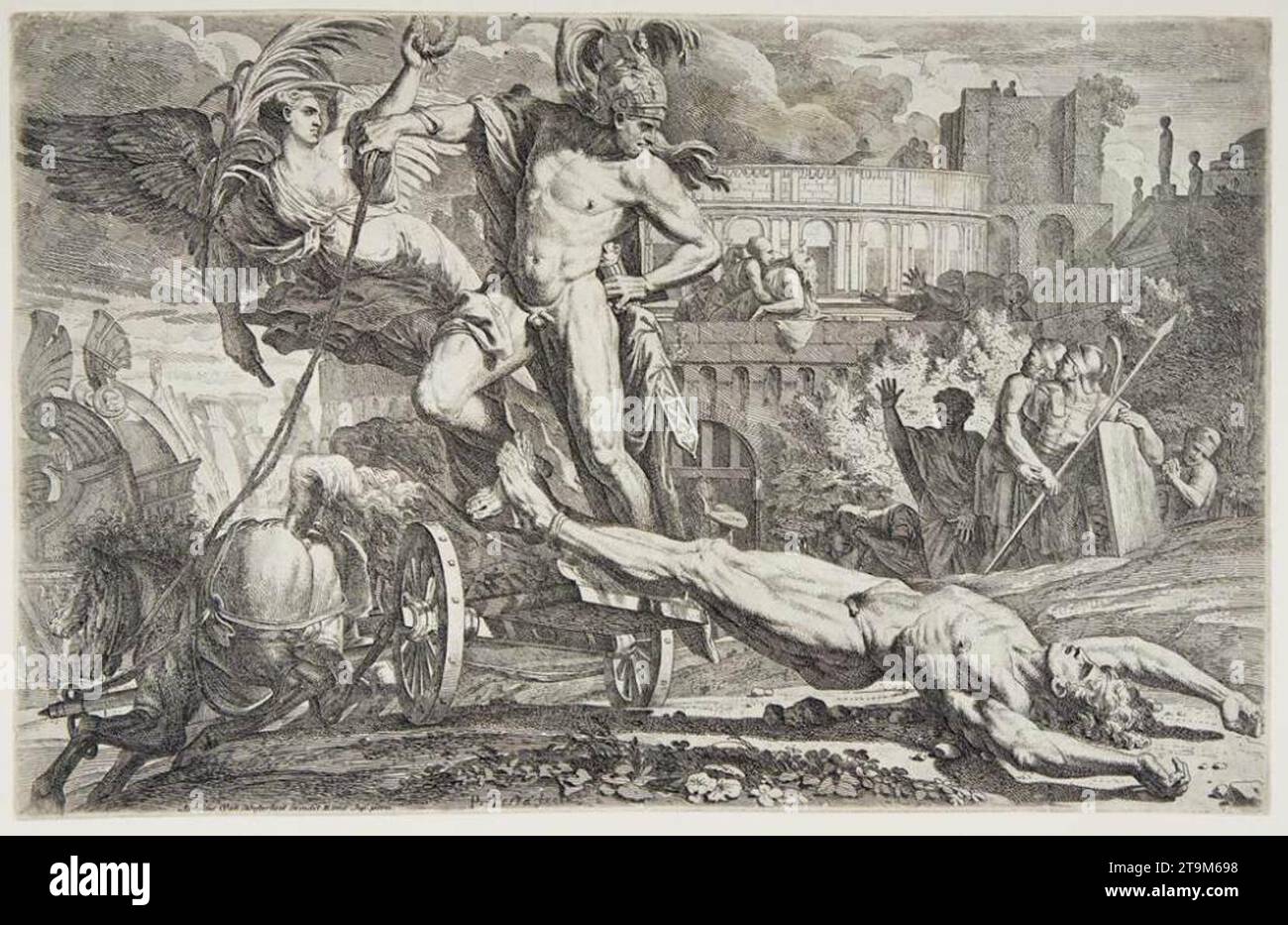 Achilles dragging the body of hector hi-res stock photography and images - Alamy