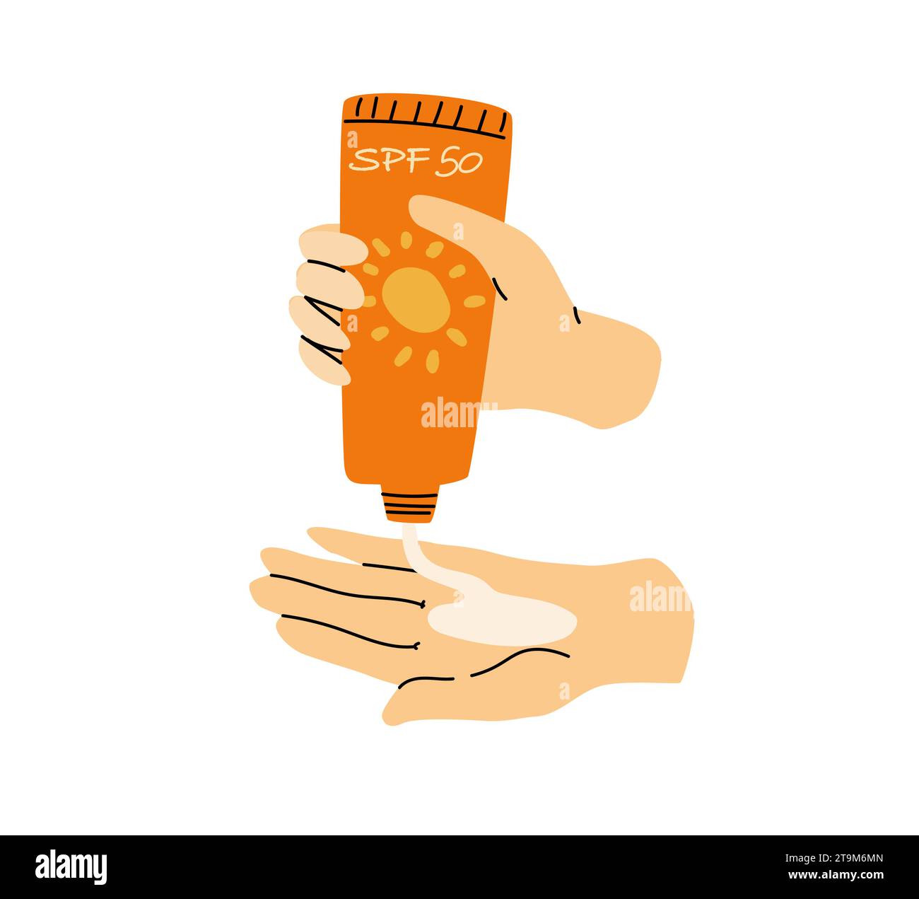 Beauty from tube Stock Vector Images - Alamy