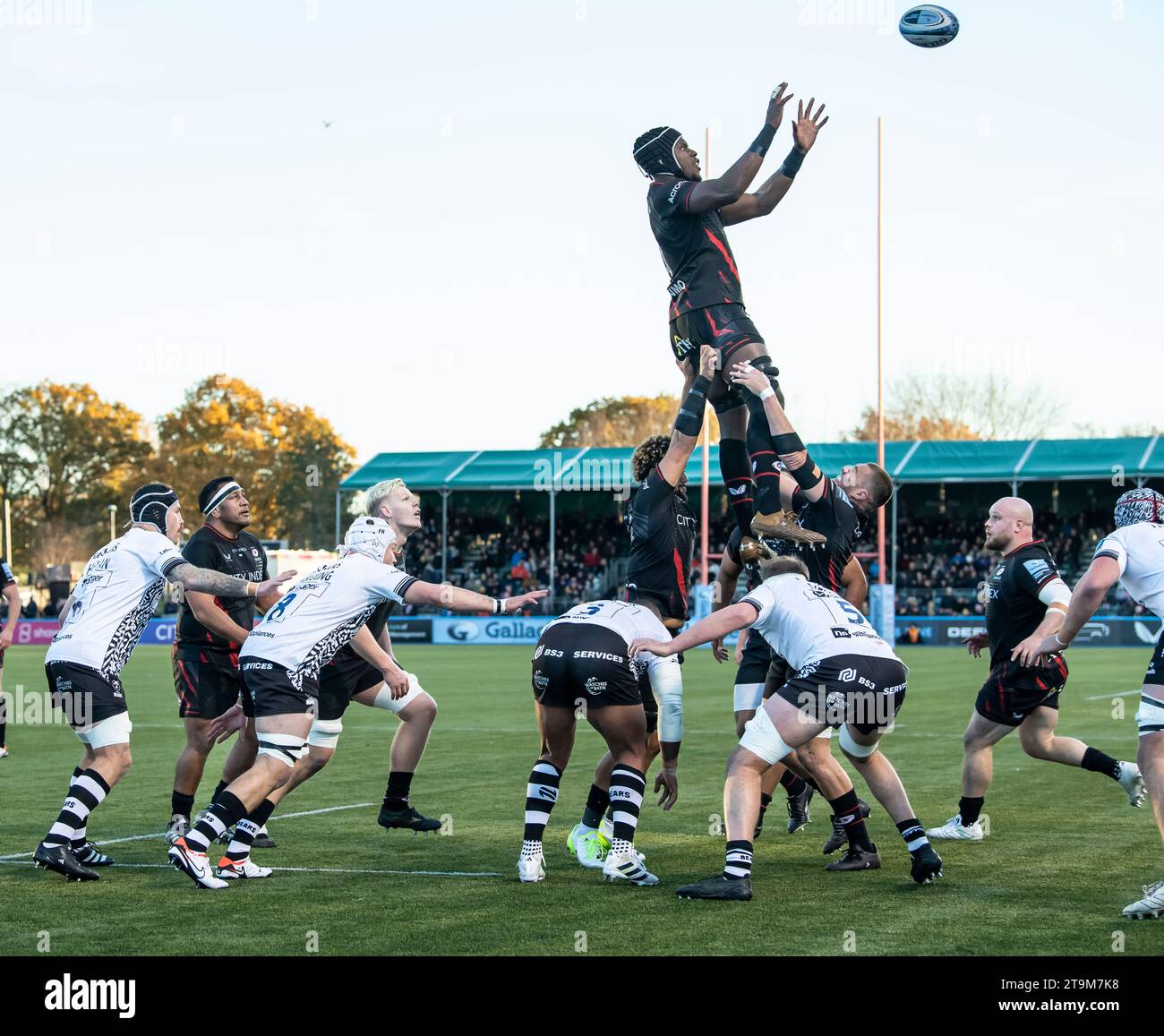 Saracens Maor Itoje in action during the Gallagher Premiership Rugby ...