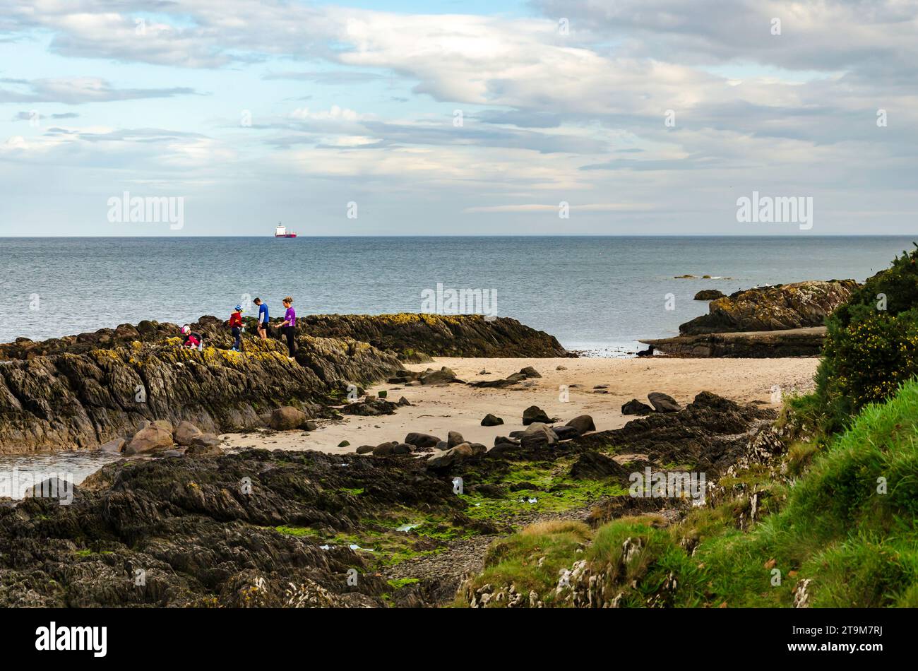Helens Bay, County Down, Northern Ireland October 10 2023 - Family ...