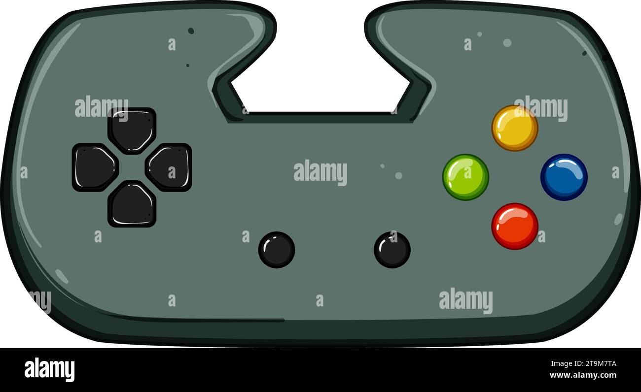 control gamepad cartoon vector illustration Stock Vector Image & Art ...