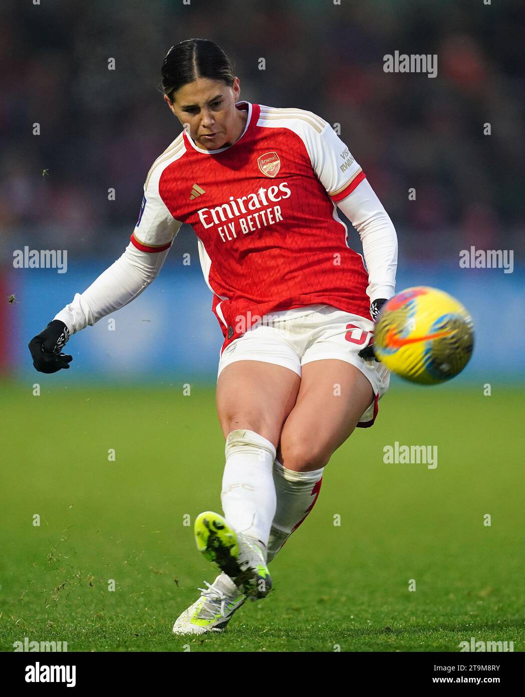 Arsenal's Kyra Cooney-Cross in action during the Barclays Women's Super ...