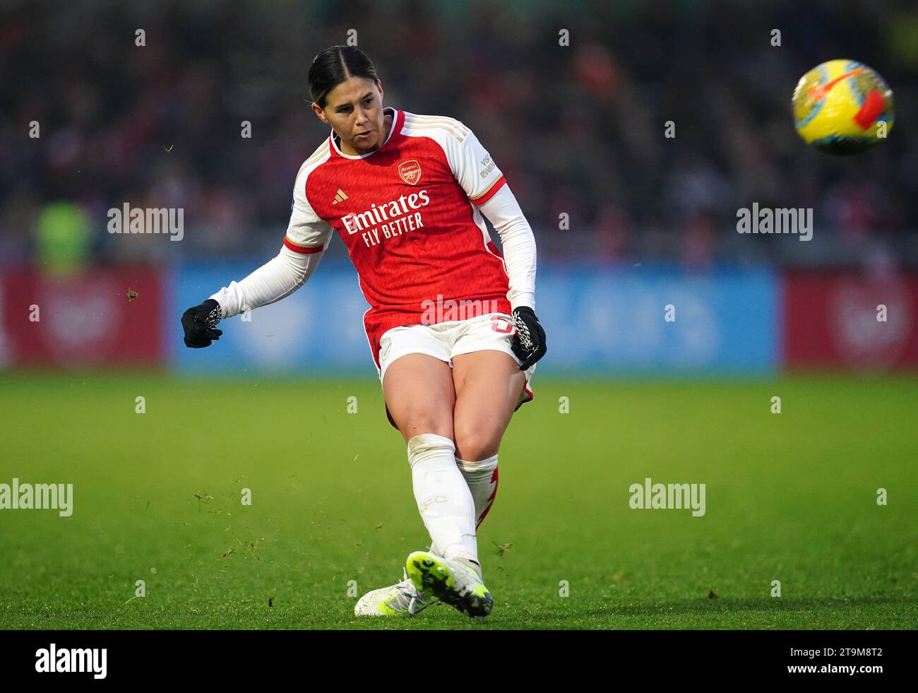 Arsenal's Kyra Cooney-Cross in action during the Barclays Women's Super ...