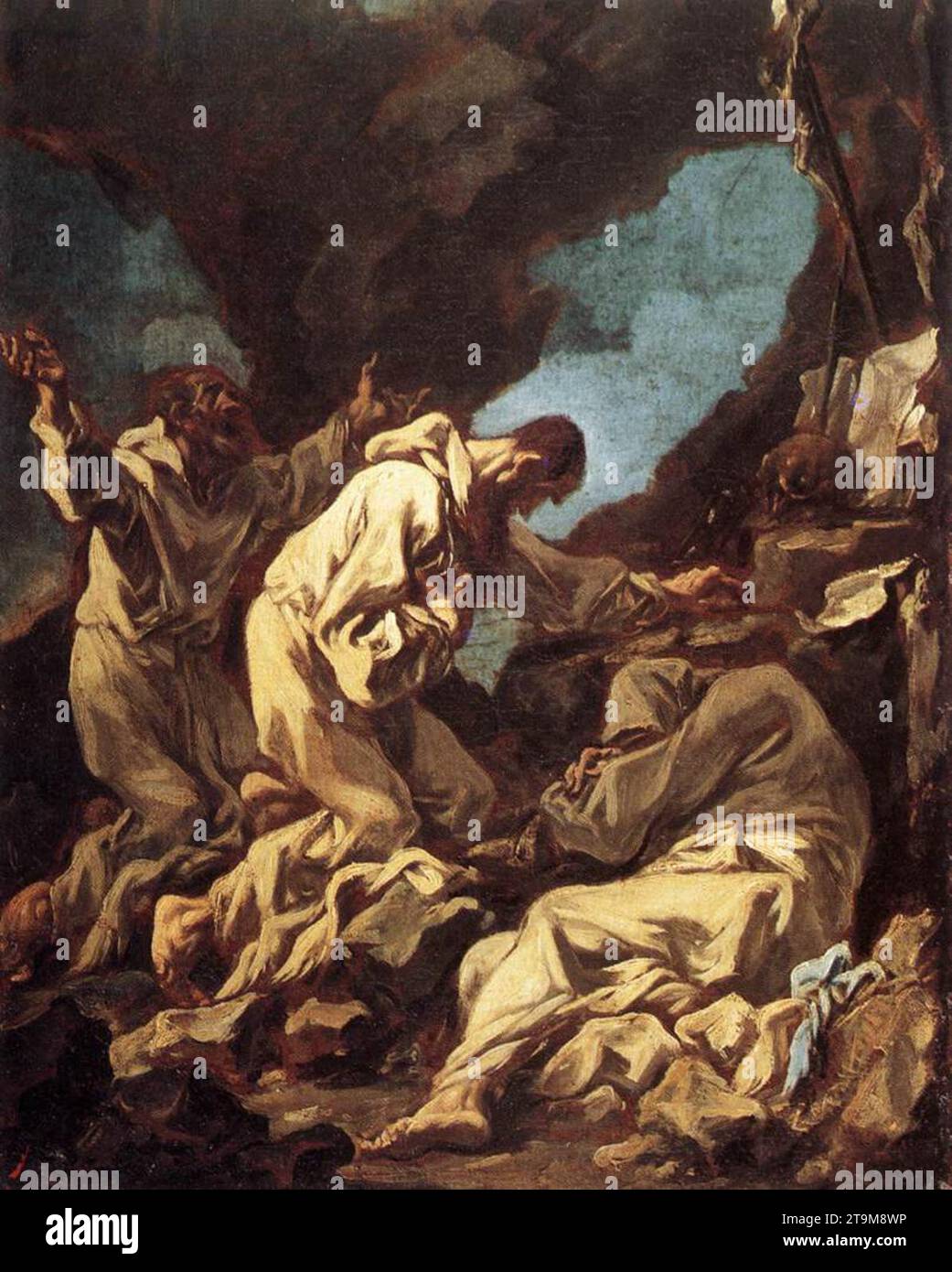 Three Camaldolese Monks in Ecstatic Prayer 1713-14 by Alessandro ...