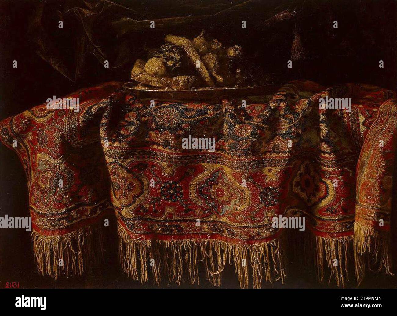 Still-Life with Oriental Carpet - by Francesco Maltese Stock Photo - Alamy
