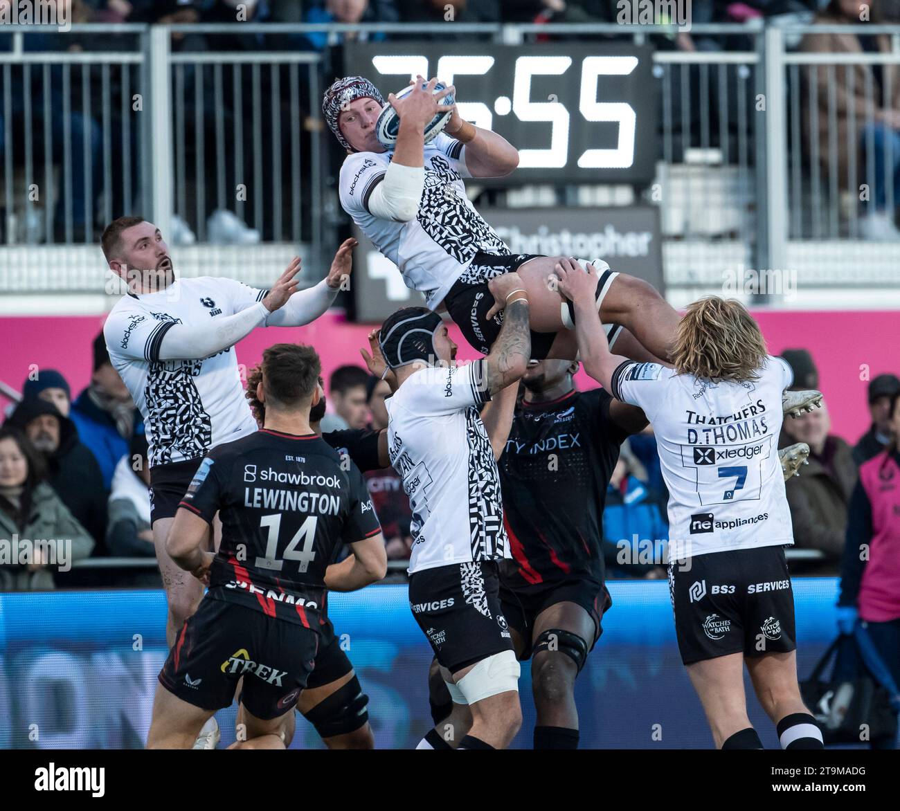 James Dun of Bristol Bears in action during the Gallagher Premiership ...