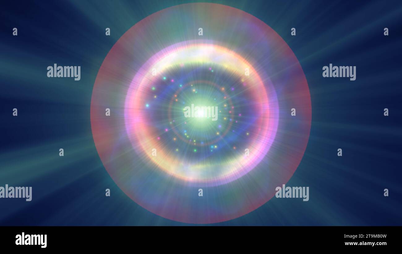 atom light ray glow abstract, 3d render illustration Stock Photo - Alamy