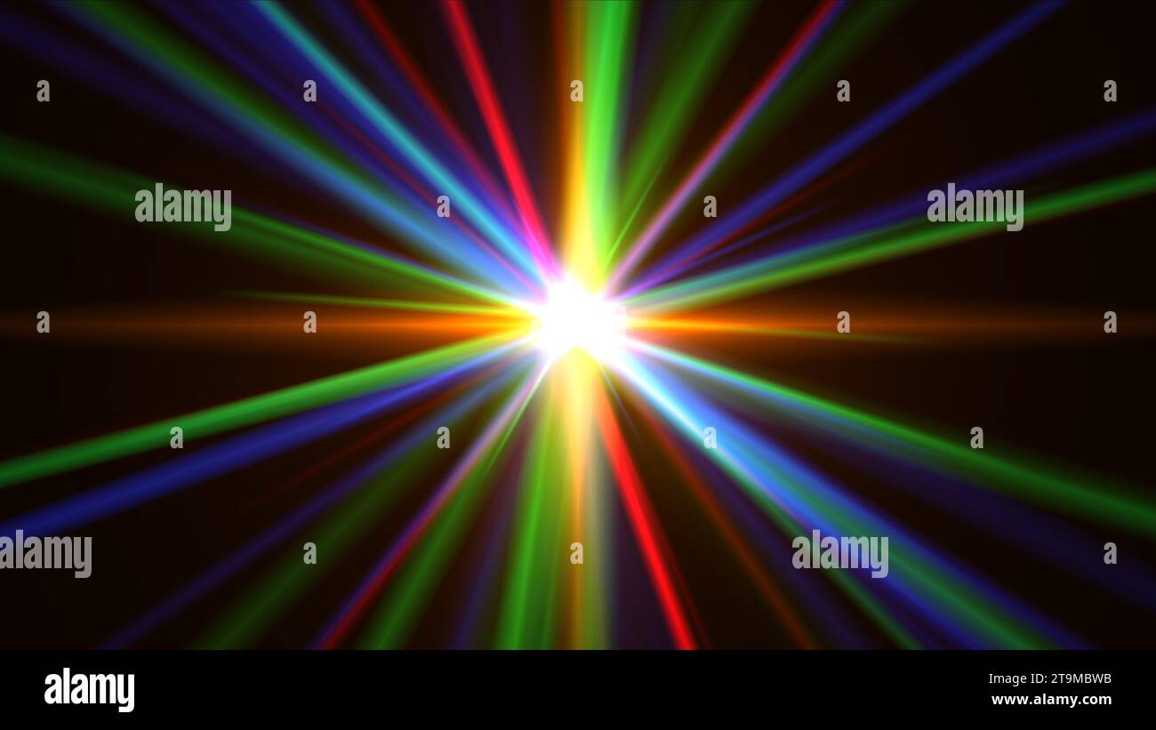 light effect abstract star burst flash laser beam ray illustration ...