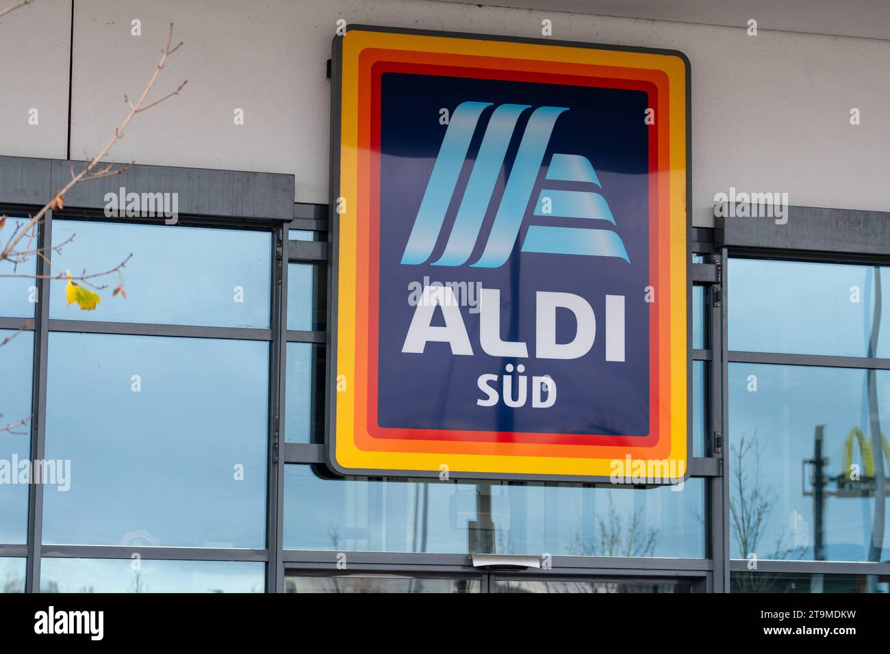 Parsdorf, Bavaria, Germany - November 26, 2023: Aldi Süd food ...