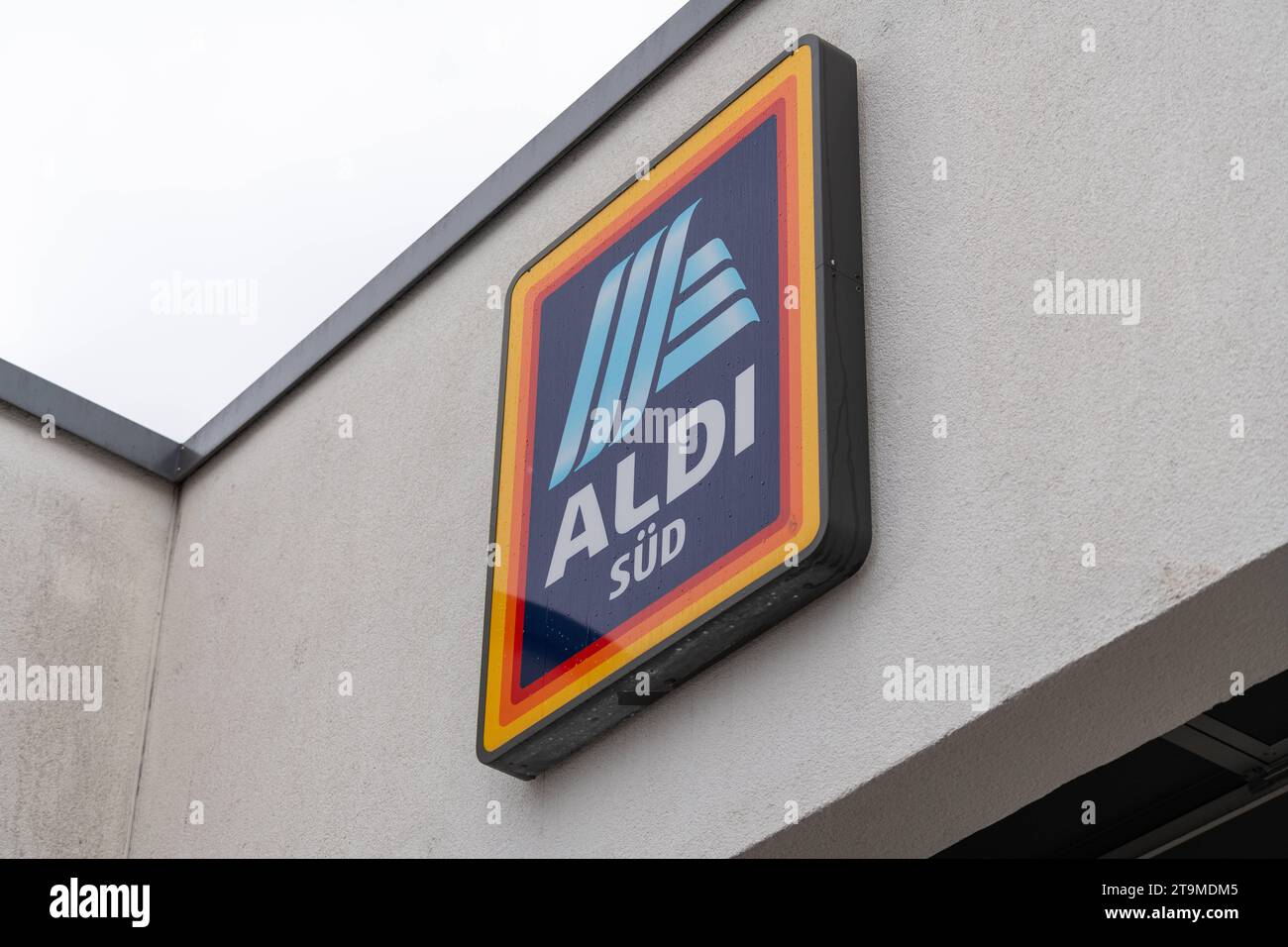 Parsdorf, Bavaria, Germany - November 26, 2023: Aldi Süd food ...