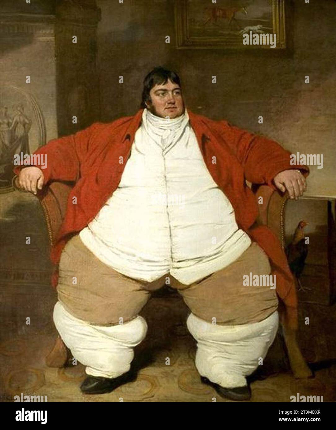 Portrait of Daniel Lambert 1806 by Benjamin Marshall Stock Photo - Alamy