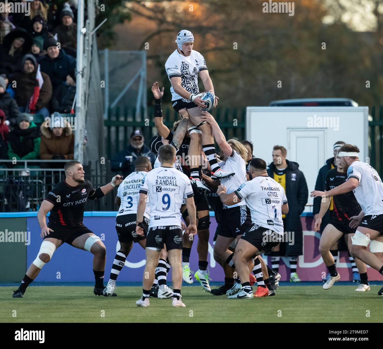 Fitz Harding of Bristol Bears in action during the Gallagher ...