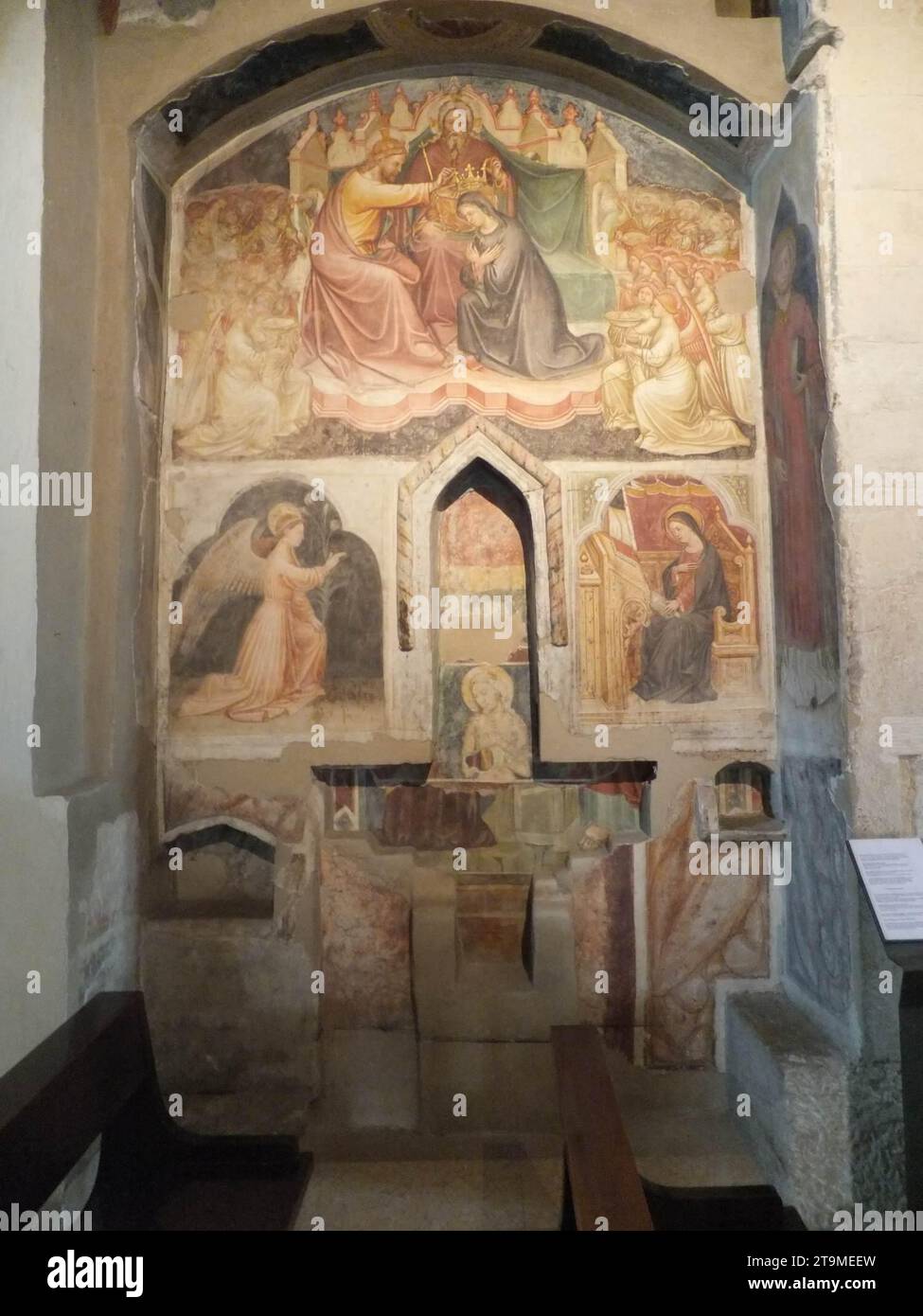 Annunciation and Coronation of the Virgin 1390s by Martino Da Verona ...