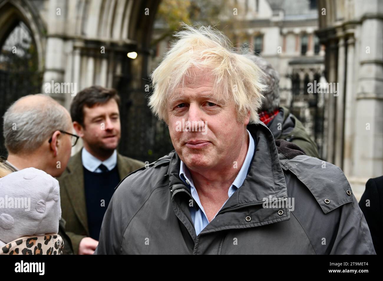 London, UK. Boris Johnson attended the March Against Antisemitism which ...