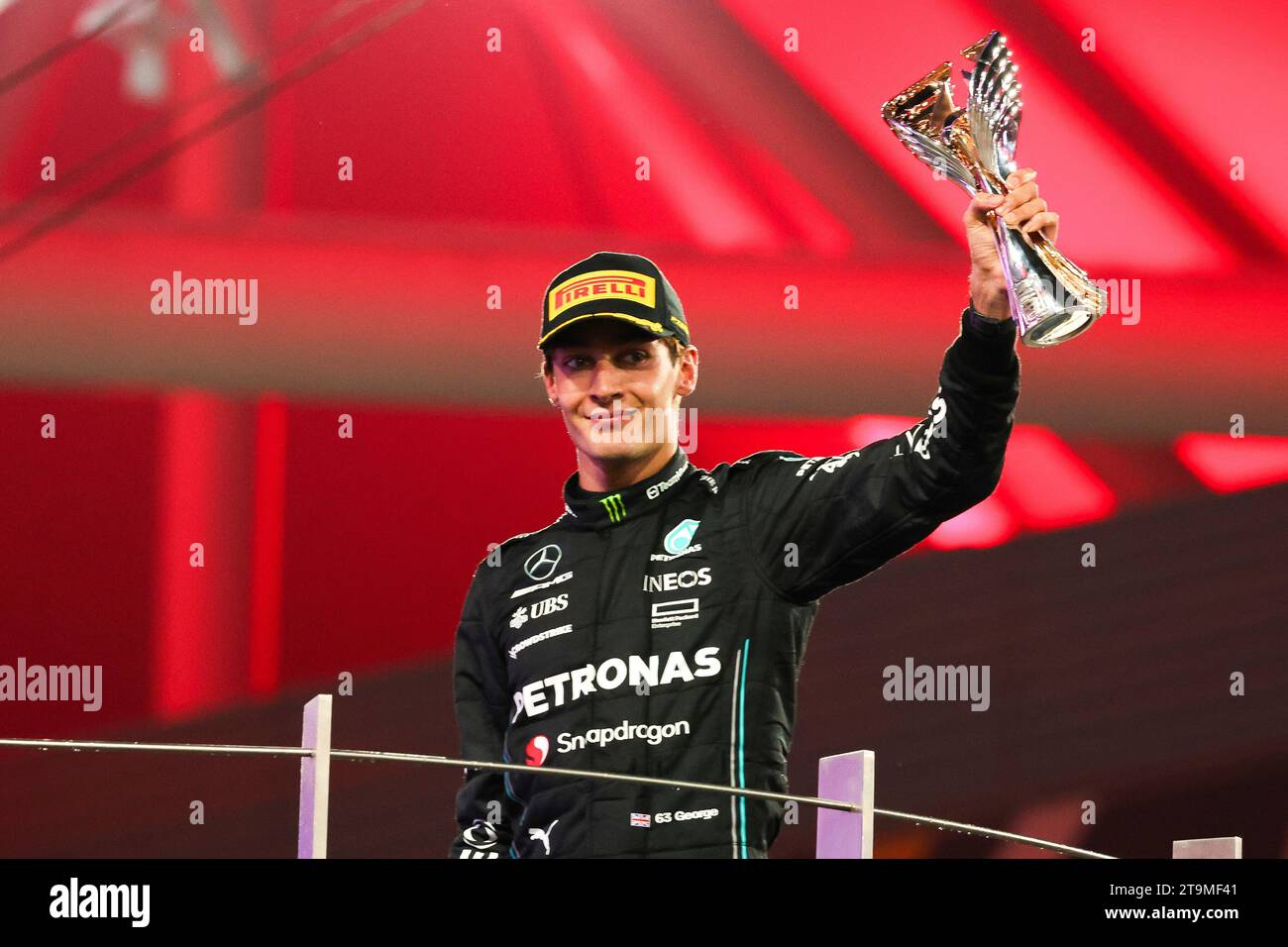 Abu Dhabi, United Arab Emirates. 26th Nov, 2023. #63 George Russell ...