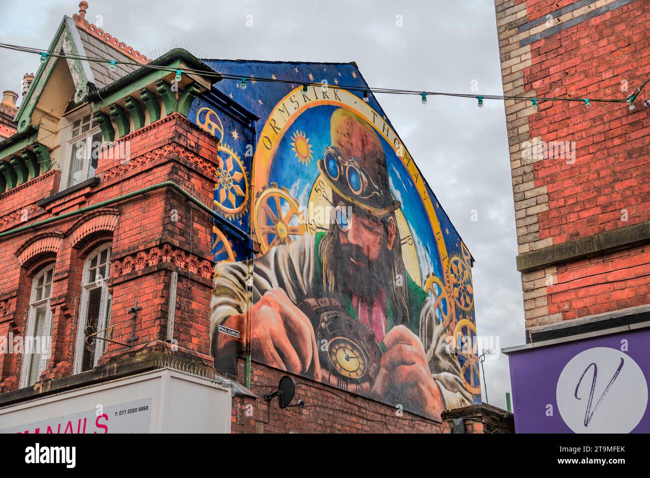 The Clockmaker Mural by Paul Curtis of Thomas Barry an Ormskirk ...