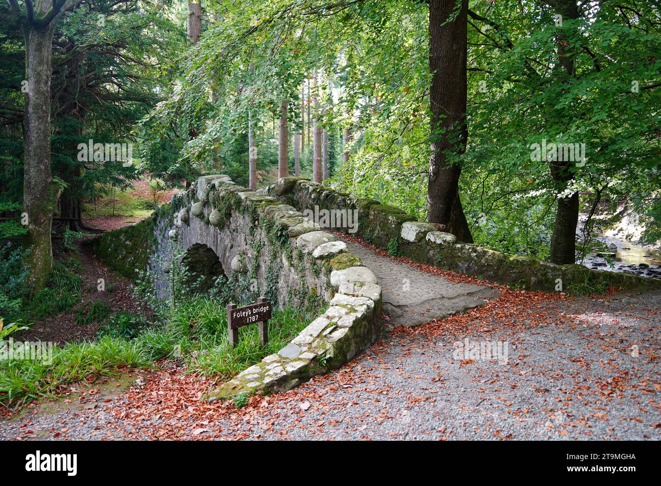 Foley's Bridge at Tollymore Forest Park, County Down, Northern Ireland ...