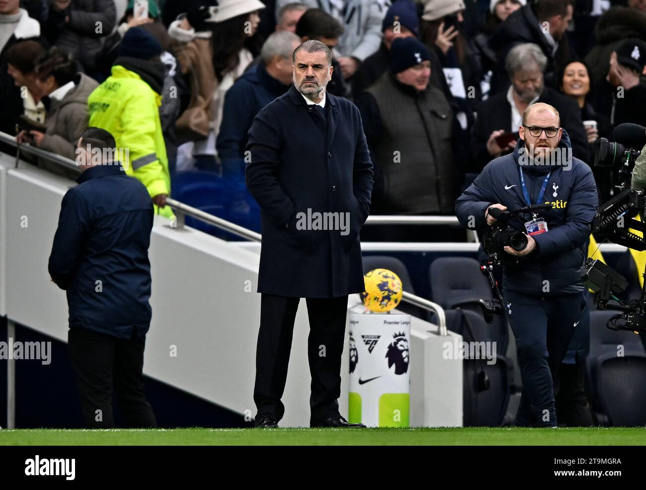 Tottenham hotspur manager ange postecoglou during the premier league ...