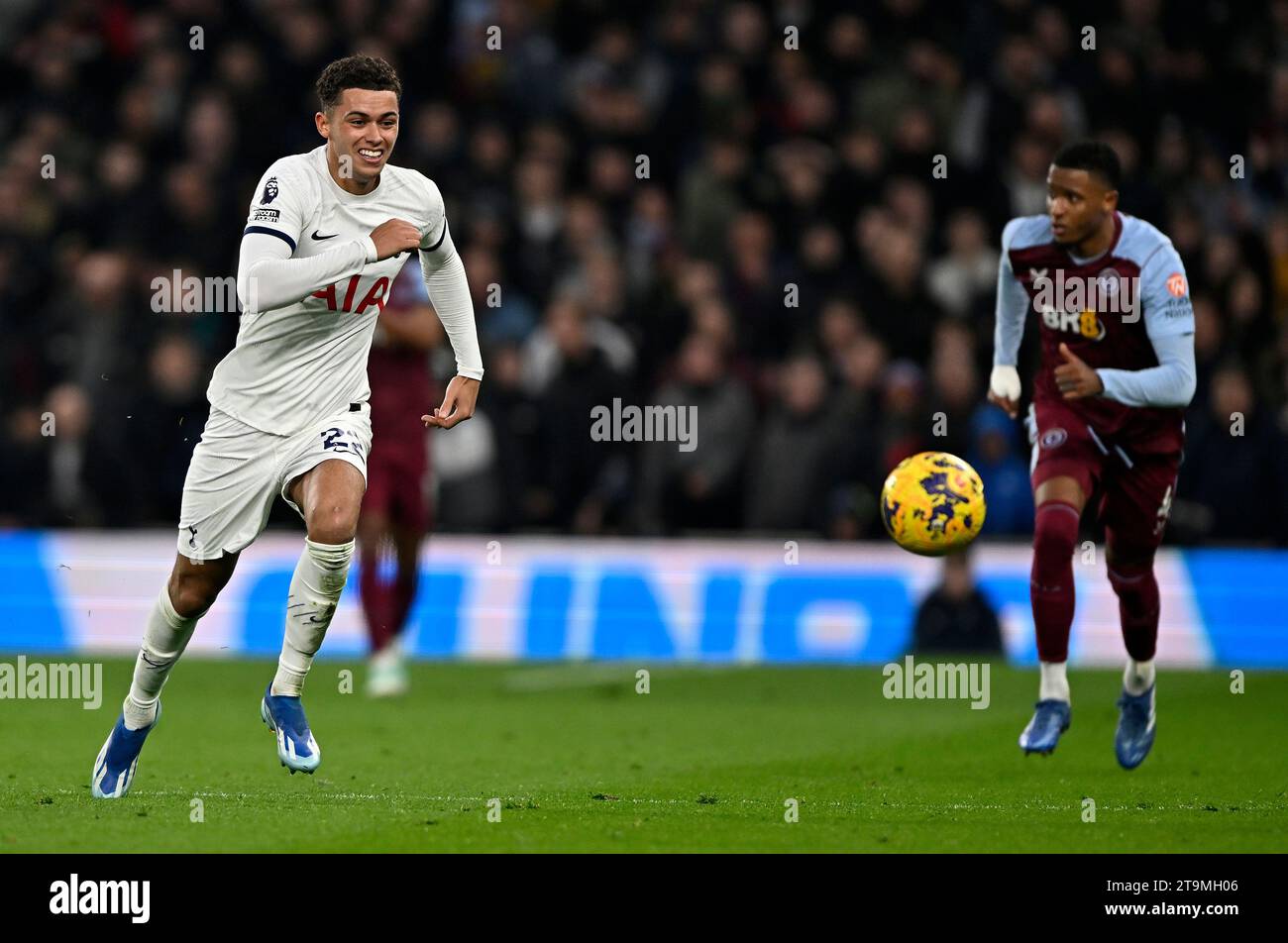 London, UK. 26th Nov, 2023. Brennan Johnson (Tottenham) during the ...