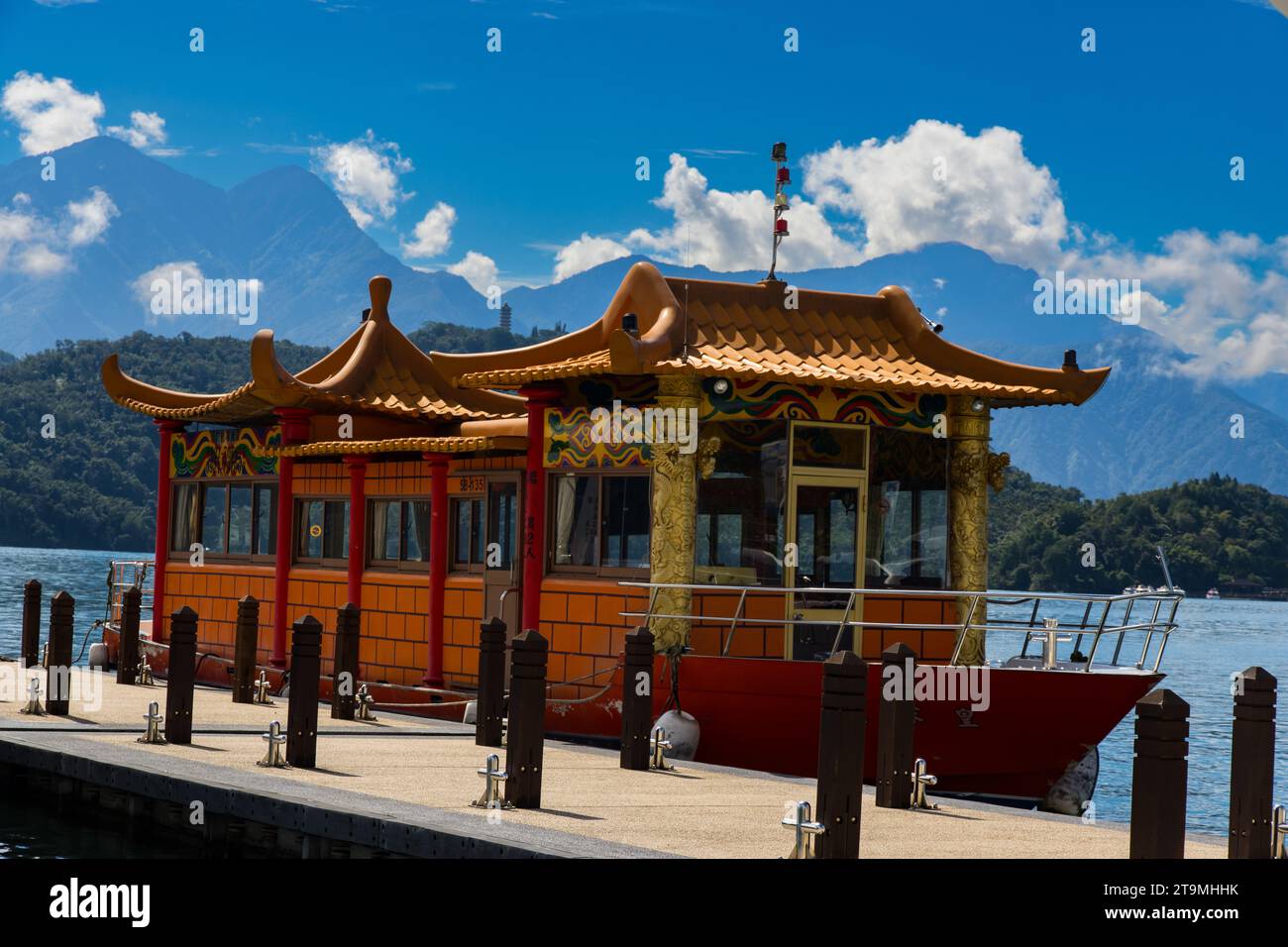 Sun Moon Lake, Yuchi, Taiwan - October 9, 2023: Sun Moon Lake, Nantou ...