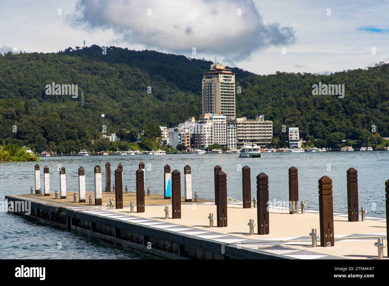 Sun Moon Lake, Yuchi, Taiwan - October 9, 2023: Sun Moon Lake, Nantou ...