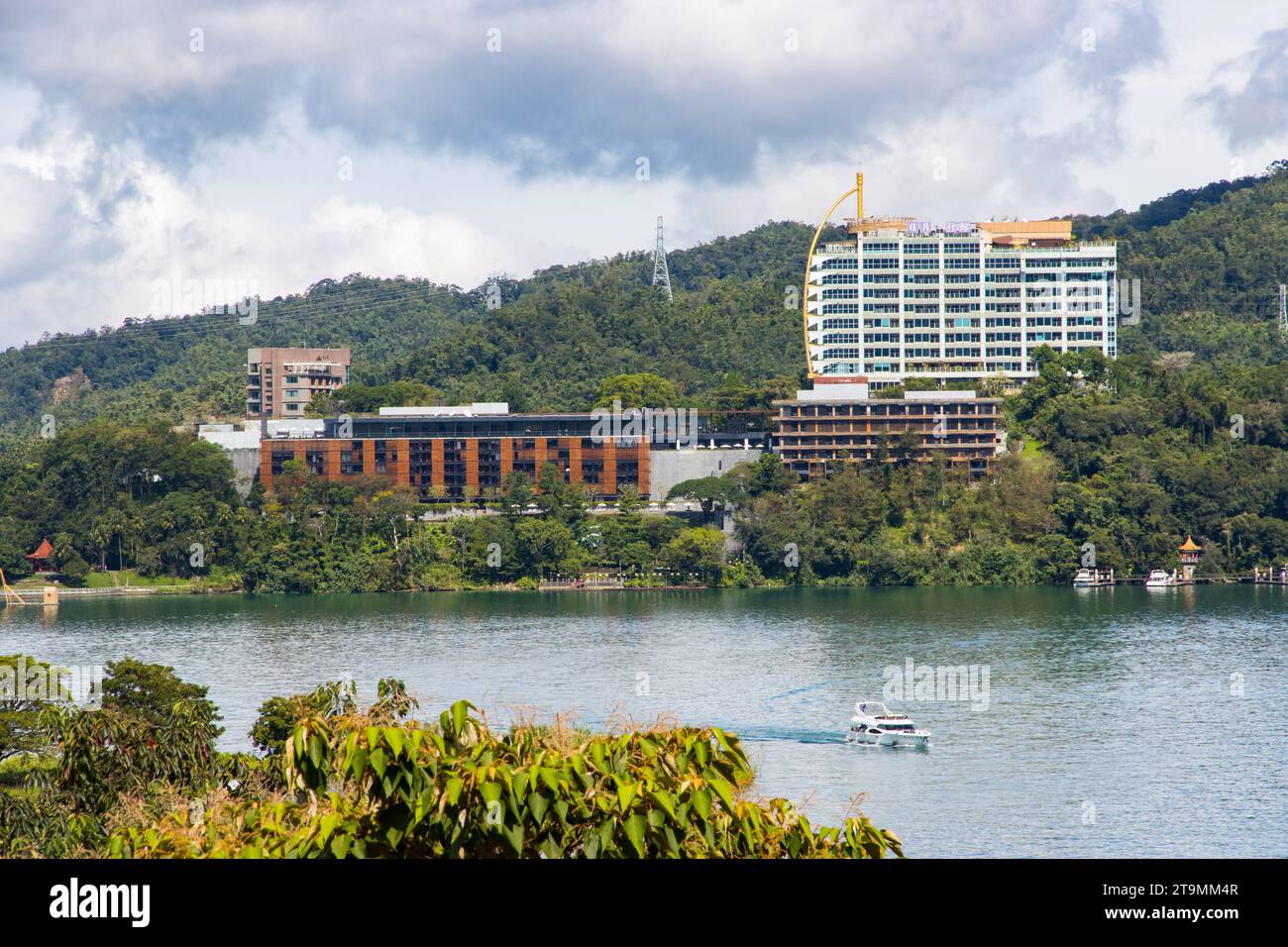 Sun Moon Lake, Yuchi, Taiwan - October 9, 2023: Sun Moon Lake, Nantou ...