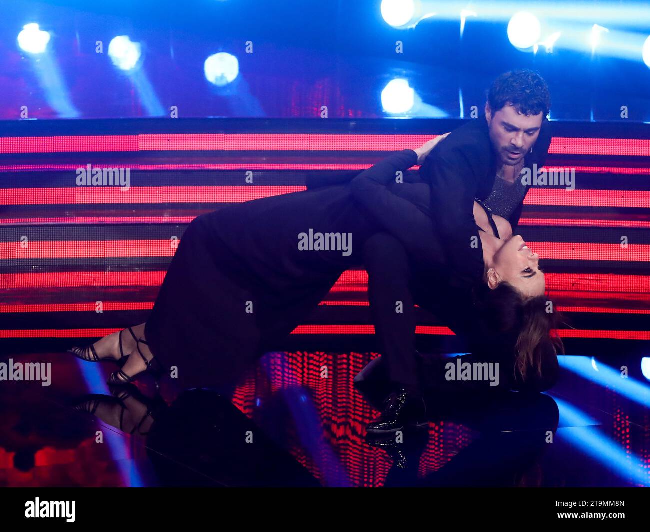 Rome, Rai auditorium of the Foro Italico, TV broadcast "Dancing with the Stars". In the photo ...